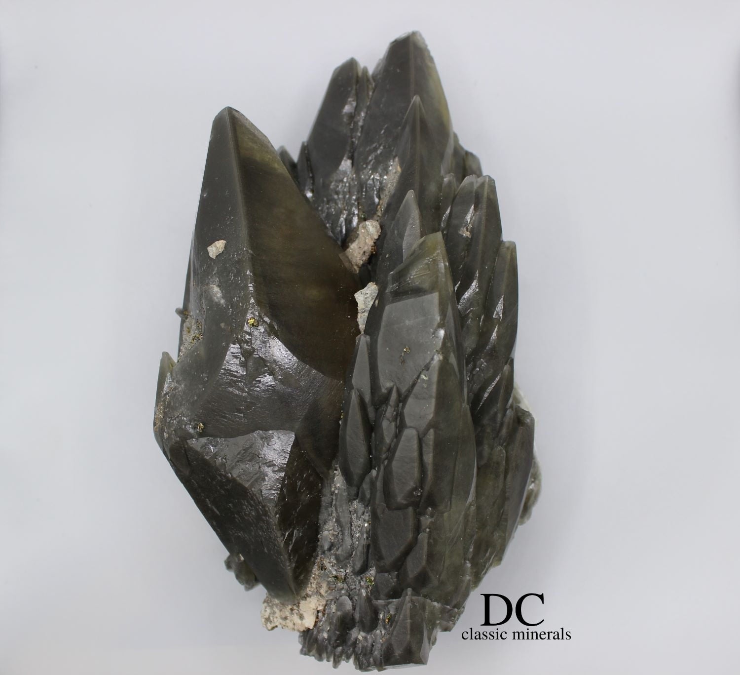 Black "Dragon Scale" Calcite